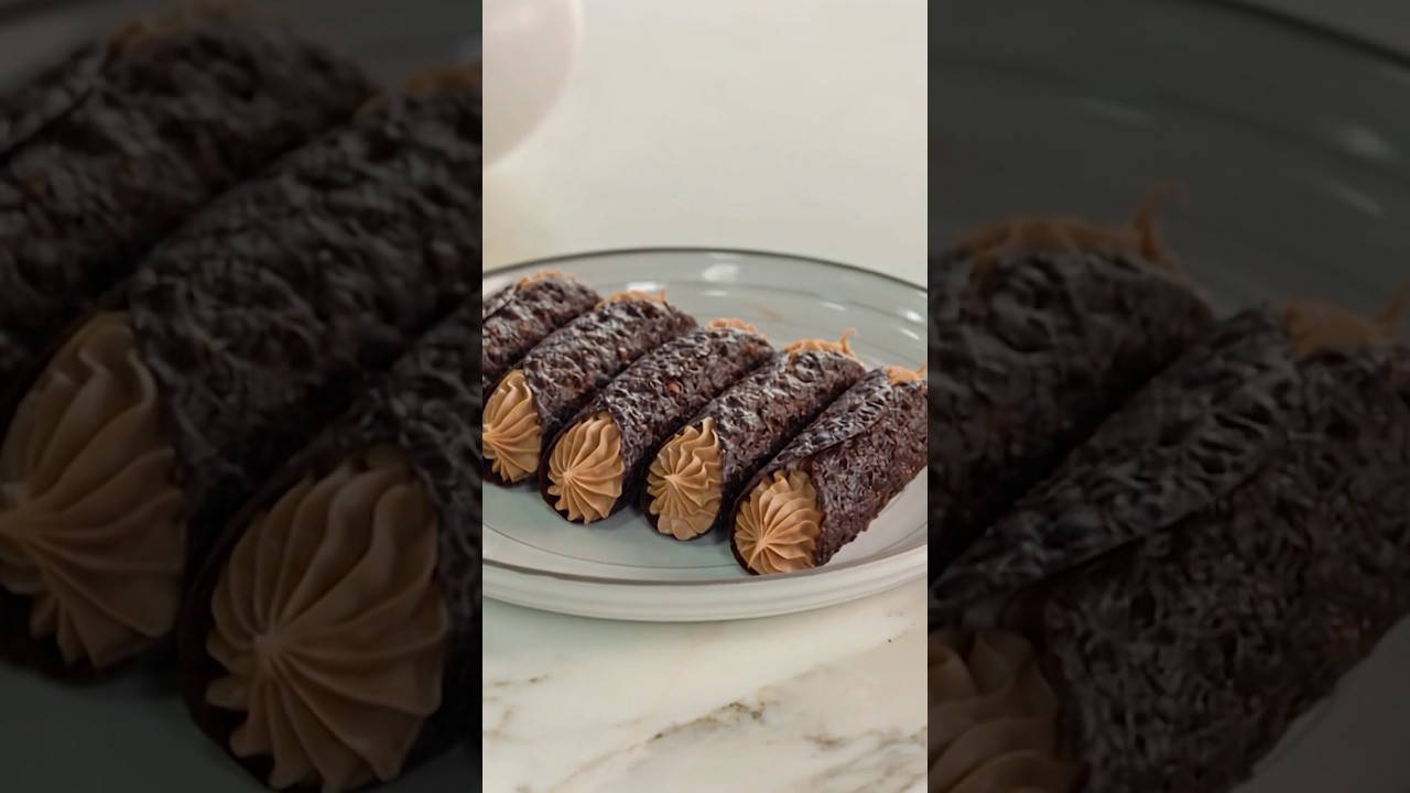 Chocolate Tuile Cannoli Recipe!